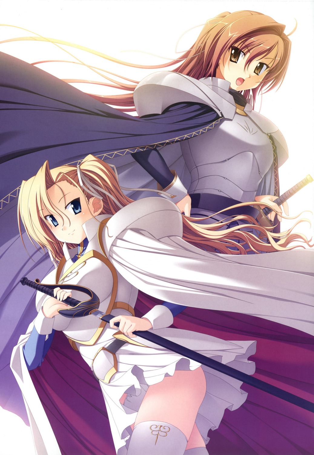 softhouse chara sasaki tamaru ouzoku armor pantsu sword thighhighs | #51824 | yande.re